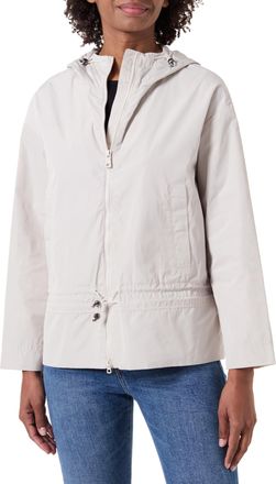 Geox Damen W Bulmya Parka Jacket, Moonbeam, 38 (Herstellergröße 44)