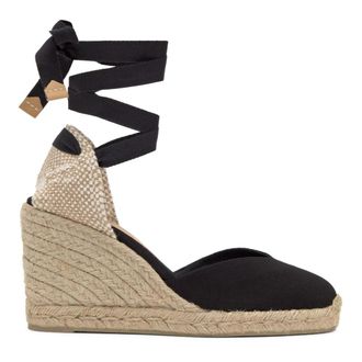 Castaner Alpargata MIT 9 CM Keilabsatz - - Shoes - Damen - Schwarzk - 38 EU
