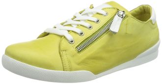 Andrea Conti Damen 0347839 Sneaker, Limone/Weiss, 42 EU