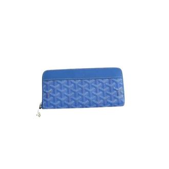 Goyard Portefeuille long zipp&eacute; Pre-owned Matignon - Homme - Pre-owned - Bleu - Taille: ONE Size