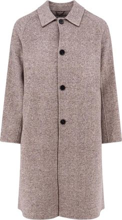 Amaranto Mantel mit Knopfleiste - - Coats - Herren - Braun - S