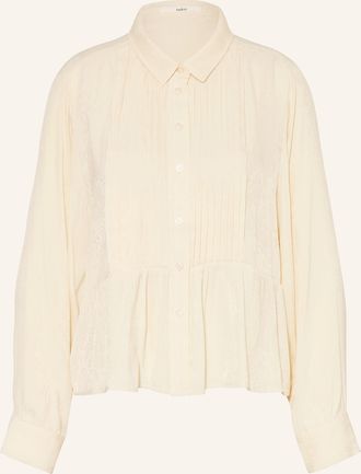 BA&SH Ba&Sh Hemdbluse Riata Mit Plissees beige