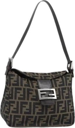 Fendi Pre-owned Sac bandouli&egrave;re vintage Zucca Canvas - Femme - Pre-owned - Brun - Taille: ONE Size