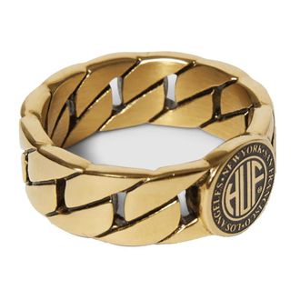 HUF Regional Cuban Link Ring - - Accessories - Herren - Gelb - 48 MM