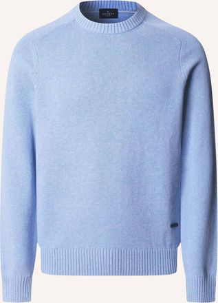 Hackett Pullover Saddle Crew blau