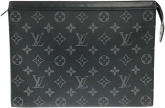 Louis Vuitton Pre-owned Monogram Eclipse Pochette - Homme - Pre-owned - Noir - Taille: ONE Size