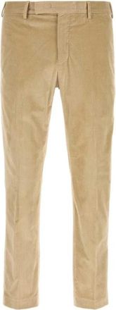 Pantaloni Torino Homme, Pantalons, Beige, Taille: S Pantalon en velours c&ocirc;tel&eacute;