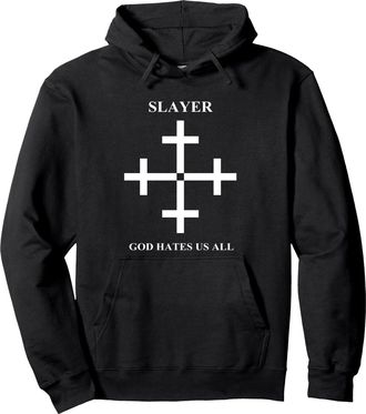 Slayer God Hates Us All Cross Pullover Hoodie