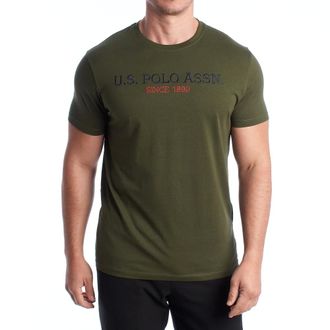 U.S.Polo Association U.s. Polo Assn., Homme, Tops, Vert, Taille: 2XL T-Chemises
