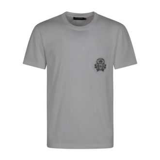 Dolce & Gabbana Homme, Tops, Blanc, Taille: XL T-Shirt