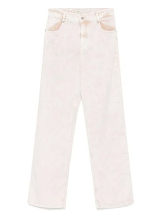Blumarine Ausgeblichene Jeans - Rosa