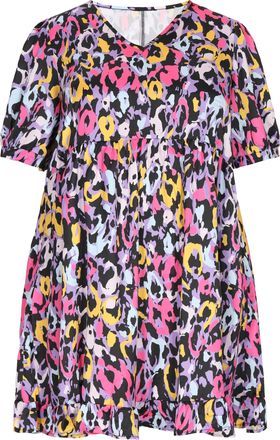 Mymo Kleid in gro&szlig;en Gr&ouml;&szlig;en Frauen lila