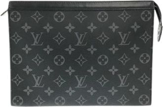 Louis Vuitton Pre-owned Pochette Voyage Monogram Eclipse Pouch - Homme - Pre-owned - Noir - Taille: ONE Size