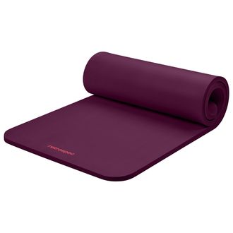 Retrospec Solana Yogamatte, 2,5 cm dick, mit Nylon-Gurt für Damen und Herren, rutschfeste Übungsmatte für Zuhause, Yoga, Pilates, Stretching, Boden- und Fitness