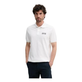 Versace Jeans Couture Logo Polohemd - - Tops - Herren - Wei&szlig; - M
