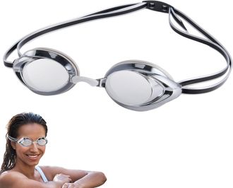 Generico Schwimmbrille, Schwimmbrille f&uuml;r Erwachsene, Schwimmbrille, Anti-Beschlag, Schwimmbrille aus Silikon, wasserdicht, UV-Schutz, Schwimmbrille mit breite
