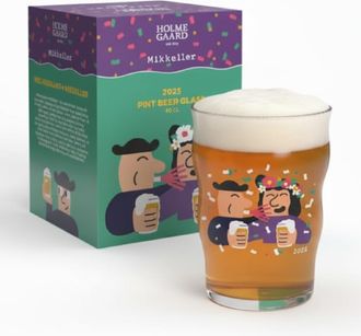 Holmegaard Mikkeller Bierglas 2025, 11,9 cm, D, transparent, 383 ml