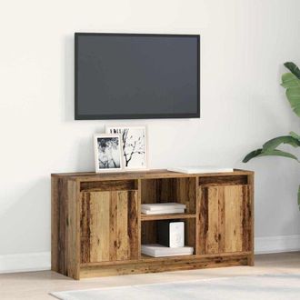 vidaXL Meuble tv Marron 100 x 34 x 50 cm Bois ding&eacute;nierie Vidaxl