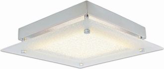 N&auml;ve Naeve LEEDS Plafonnier d&eacute;coratif &agrave; LED Argent 3000K