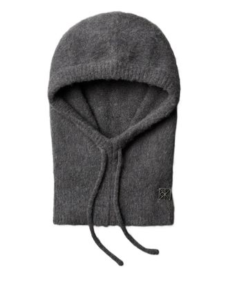 Calvin Klein Balaklava mit Kordelzug - Grau