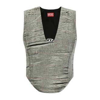 Diesel Top De-Laris-Fsg - - Tops - Damen - Grau - S