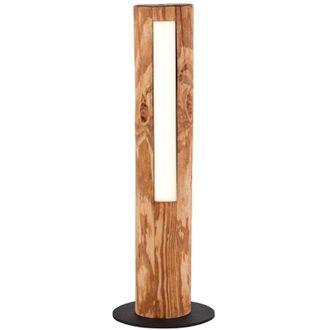 Brilliant lampe, lampe de table led Odun pin teint&eacute;, 1x led int&eacute;gr&eacute;e, 8W led int&eacute;gr&eacute;e, (800lm, 3000K), bois issu de la foresterie durable (fsc)