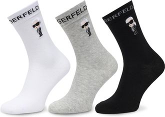 Karl Lagerfeld Lange Socken KARL LAGERFELD A4W47037 Bunt