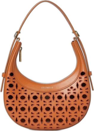 Coccinelle Whisper Perforated Leather Bag - - Bags - Damen - Rot - ONE SIZE