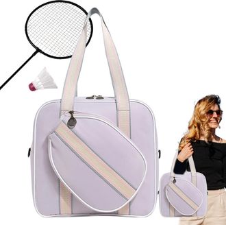 Generico Tennistaschen, Sporttasche für Tennis, große Kapazität, wasserdichte Schlinge für Sportschläger mit praktischem Tragegurt