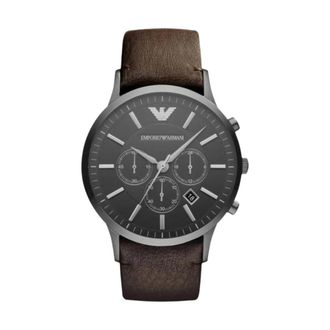 Emporio Armani Homme, Accessoires, Brun, Taille: ONE Size Montre Chronographe Ar2462