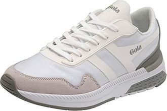 Gola Femme Atomics Road Running Shoe, White/Grey, 36 EU