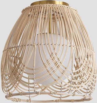 Sklum Sklum - Tyrona Rattan-Deckenleuchte Natürlich