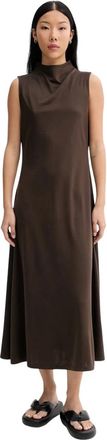 Marc O'Polo Femme, Robes, Brun, Taille: 36 FR Midi Robes