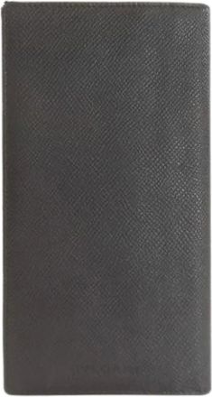 Bulgari Portefeuille long vintage doccasion (&agrave; deux volets) - Femme - Pre-owned - Noir - Taille: ONE Size