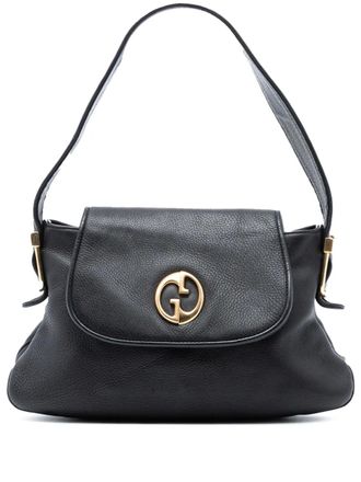 Gucci sac port&eacute; &eacute;paule Leather 1973 (2016-2025) - Noir