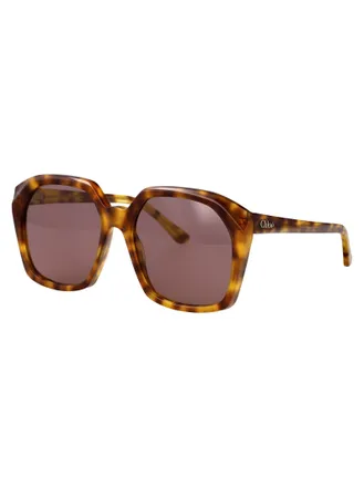 Chlo&eacute; Womens Sunglasses Ch0280s Havana-Violet Acetate Havana-Havana-Violet Havana/havana/violet
