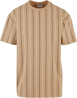 Urban Classics T-Shirt Urban Classics Printed Pinstripe Tee (1-tlg)