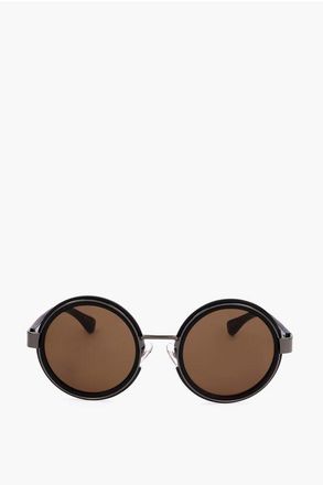 Linda Farrow DRIES VAN NOTEN Metal Detailed Round Sunglasses size Unica