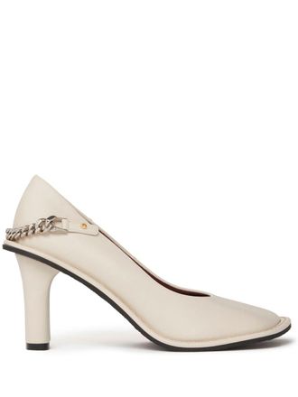 Stella McCartney escarpins Ryder Falabella Chain - Tons neutres