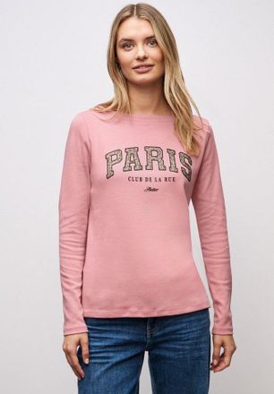 Street One Langarmshirt aus reiner Baumwolle