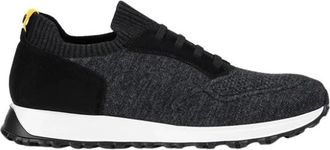 Doucal's Sneaker aus zwei Materialien - - Shoes - Herren - Schwarzk - 42 1/2 EU