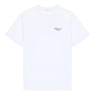 Givenchy Regular Fit T-Shirt - - Tops - Herren - Wei&szlig; - S