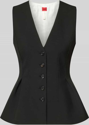 HUGO BOSS Slim Fit Weste mit Viskose-Anteil Modell Anena