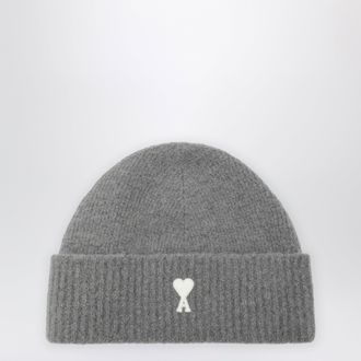 Ami Ami de Coeur M&uuml;tze in Grau aus Wollmischung
