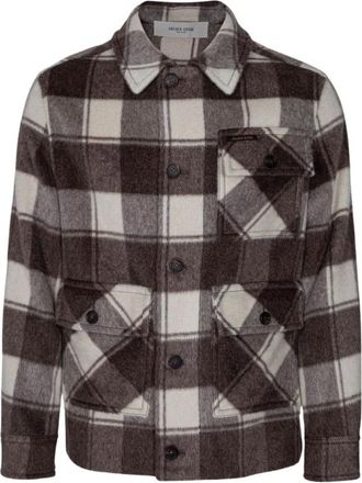 Golden Goose Surchemise Roann - Homme - Chemises - Brun - Taille: M