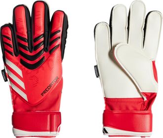 adidas Adidas Predator Match Fingersave Torwarthandschuhe, Unisex, f&uuml;r Erwachsene, Violett und Schwarz, Gr&ouml;&szlig;e 37