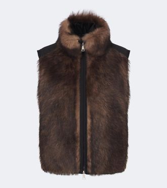Moncler Daunenweste Tadorne mit Shearling