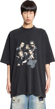 VETEMENTS MAN BLACK T-SHIRTS & TANK TOPS