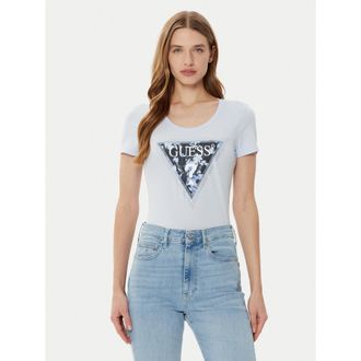 Guess T-Shirt W5RI00 J1314 Blau Regular Fit