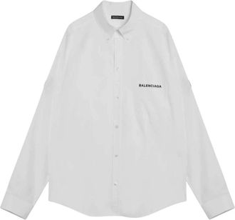 Balenciaga Herren, Shirts, Wei&szlig;, MGr&ouml;&szlig;e